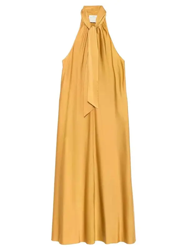 FORTE_FORTE Halterneck Dress - Yellow