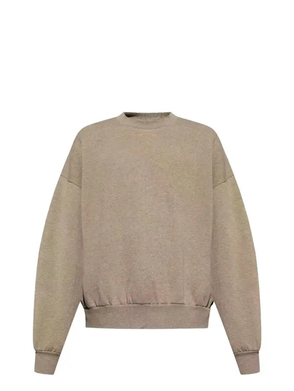 Fear Of God Logo Appliqué Crew-neck Sweatshirt - Brown