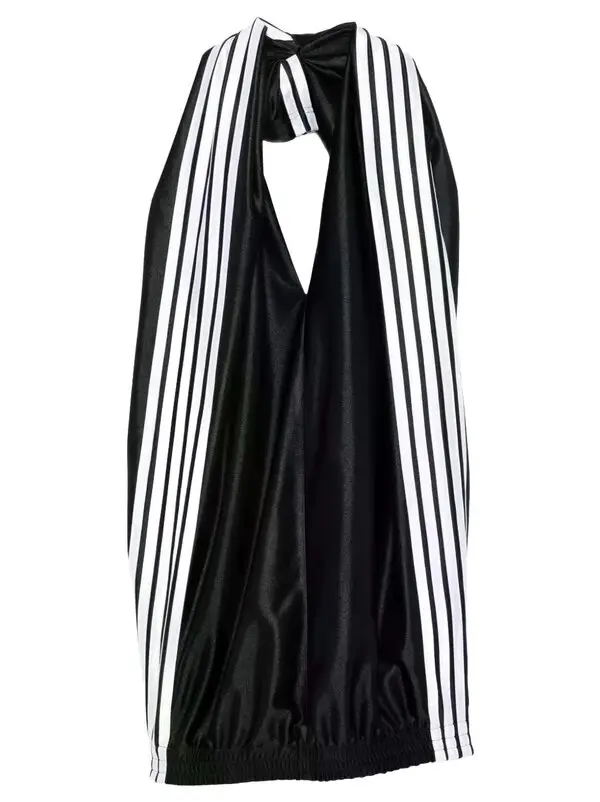 Balenciaga Side-stripe Mini Dress - Black