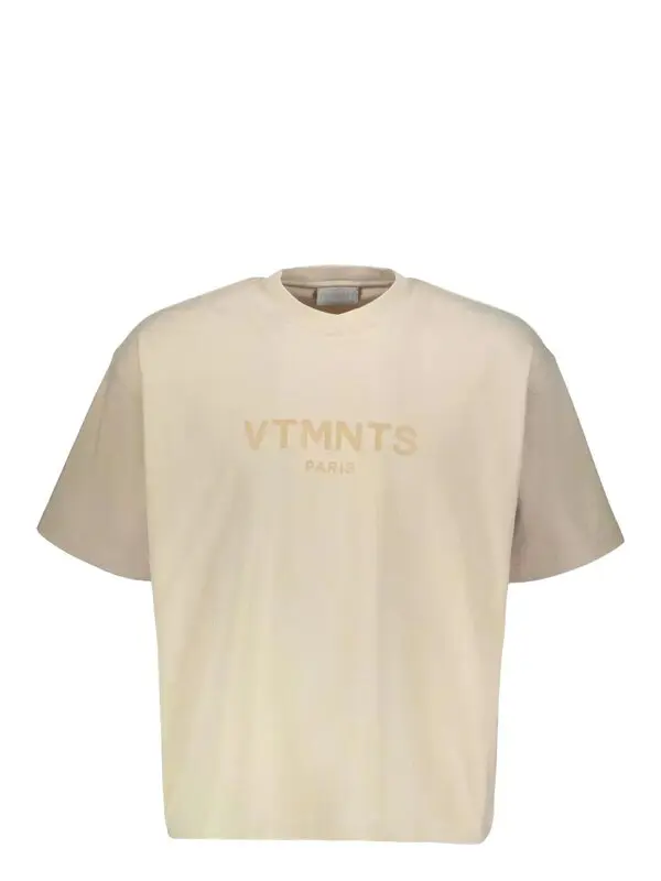 Vetements Logo-print T-shirt - Neutrals
