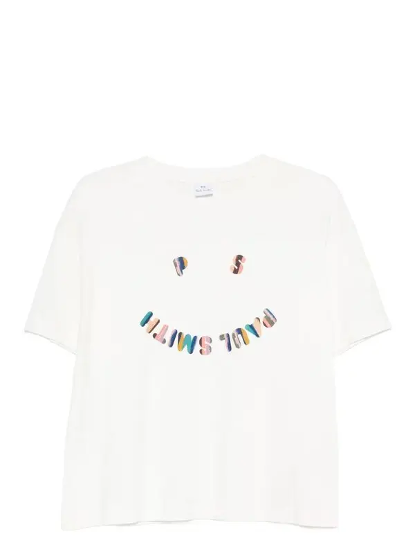 Paul Smith Smiley-face T-shirt - White