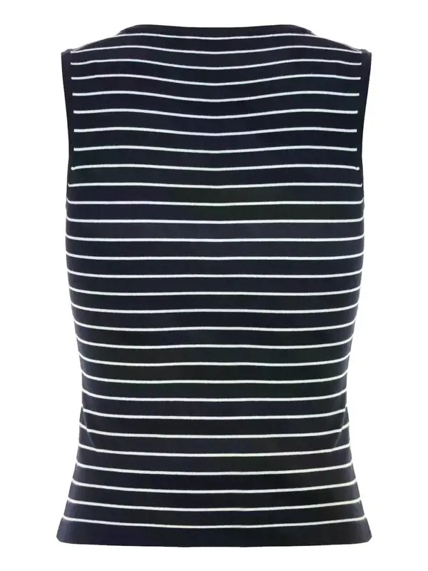 We11Done Striped Sleeveless Top - Blue