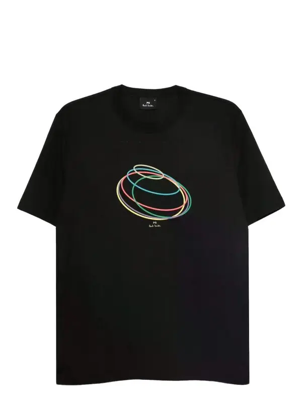 Paul Smith Abstract-print T-shirt - Black