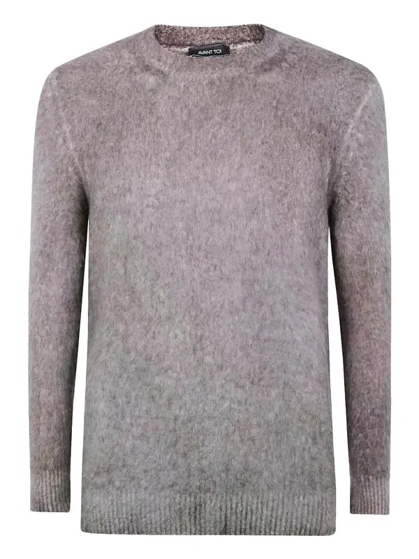 Avant Toi Crew-neck Sweater - Neutrals
