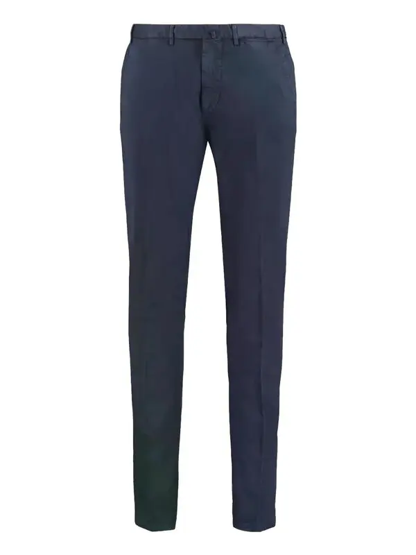 THE (ALPHABET) Cotton-blend Chino Trousers - Blue