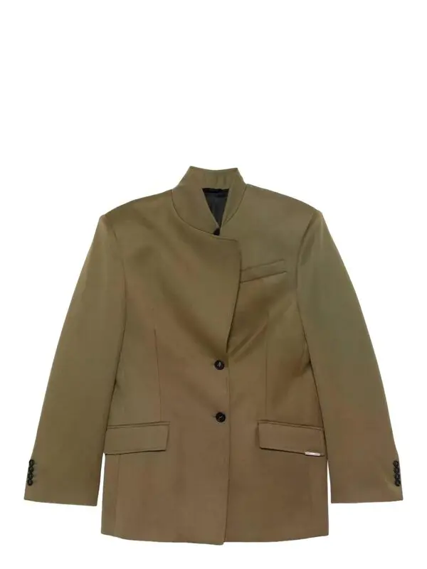 Attico Single-breasted Blazer - Green