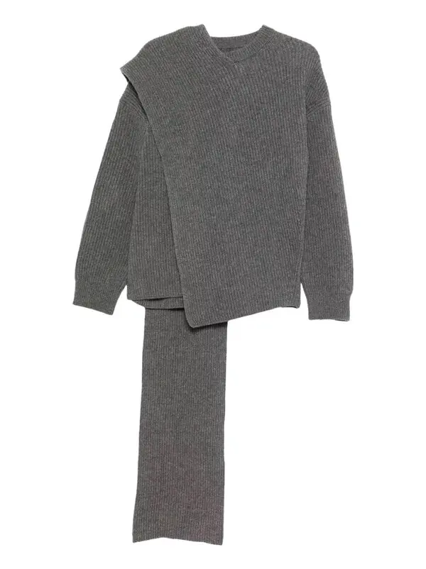 JIL SANDER Wool Pullover - Grey