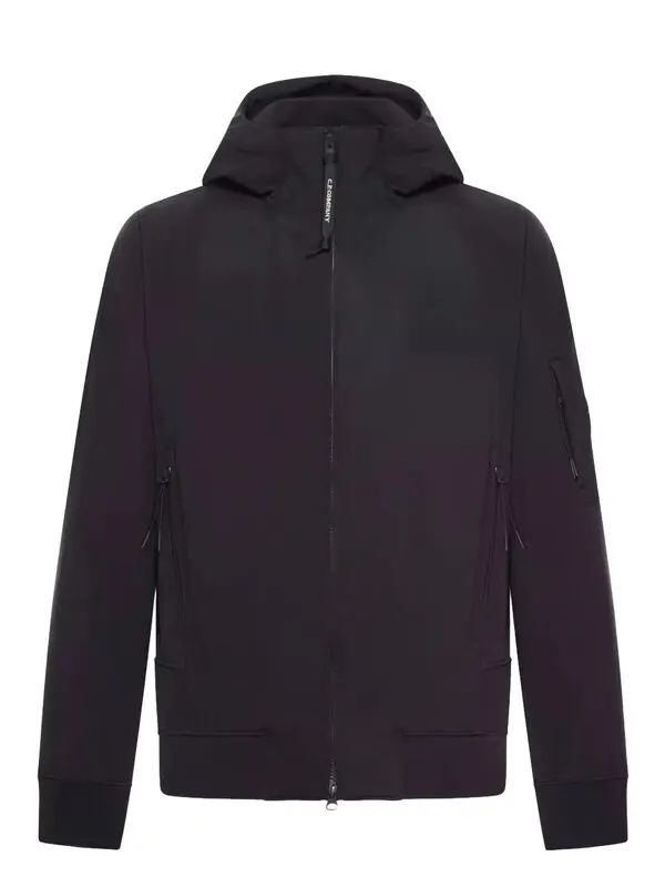C.P. COMPANY Hooded Zip-up Jacket - Black
