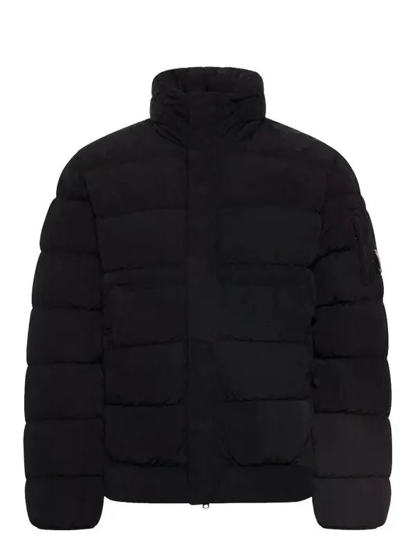 C.P. COMPANY Quilted Puffer Jacket - Black