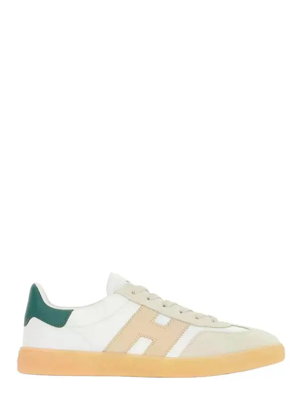 Hogan Panelled Low Top Sneakers - White