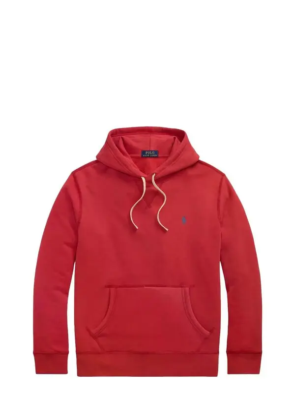 Polo Ralph Lauren Logo-embroidered Hoodie - Red