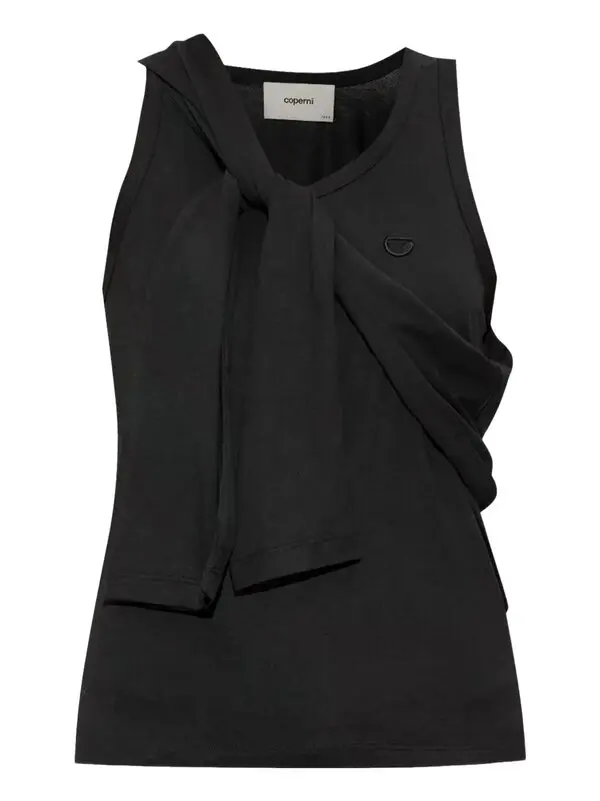 Coperni Layered Tank Top - Black