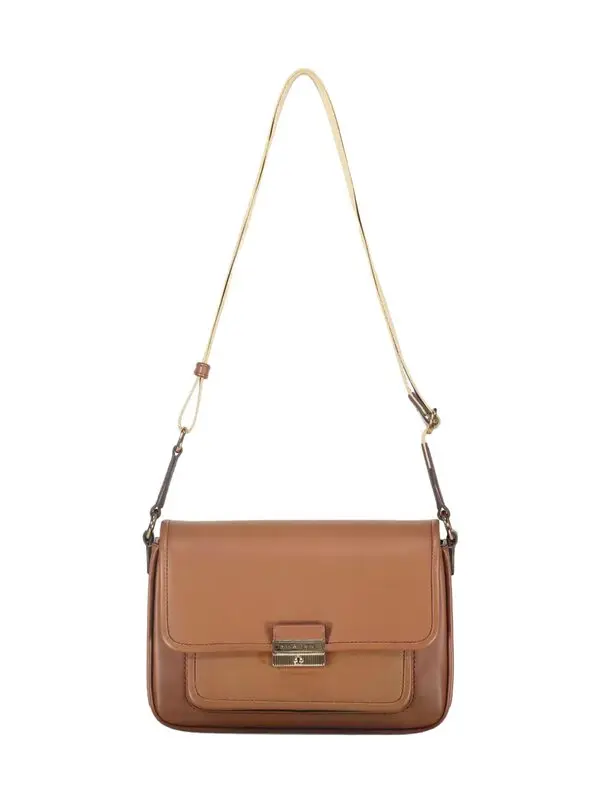 Michael Kors Bradshaw Leather Shoulder Bag - Brown