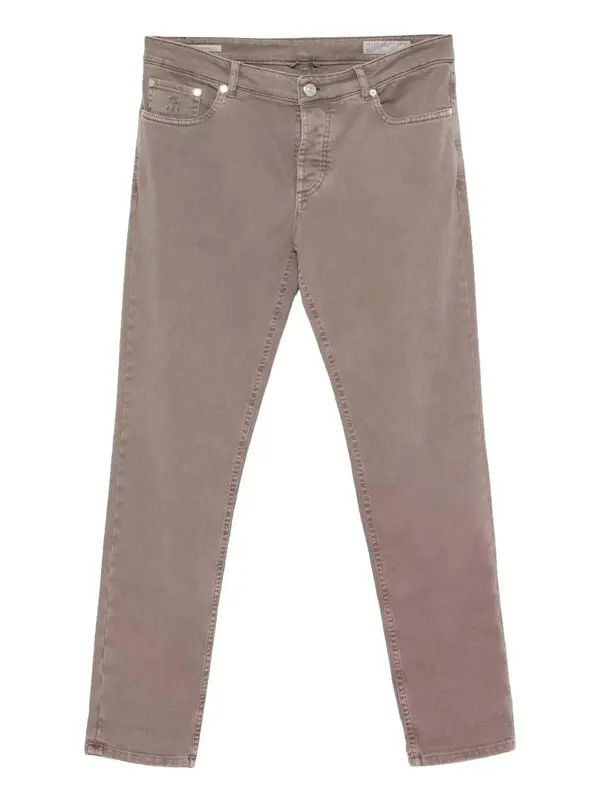 Brunello Cucinelli Straight-leg Jeans - Brown
