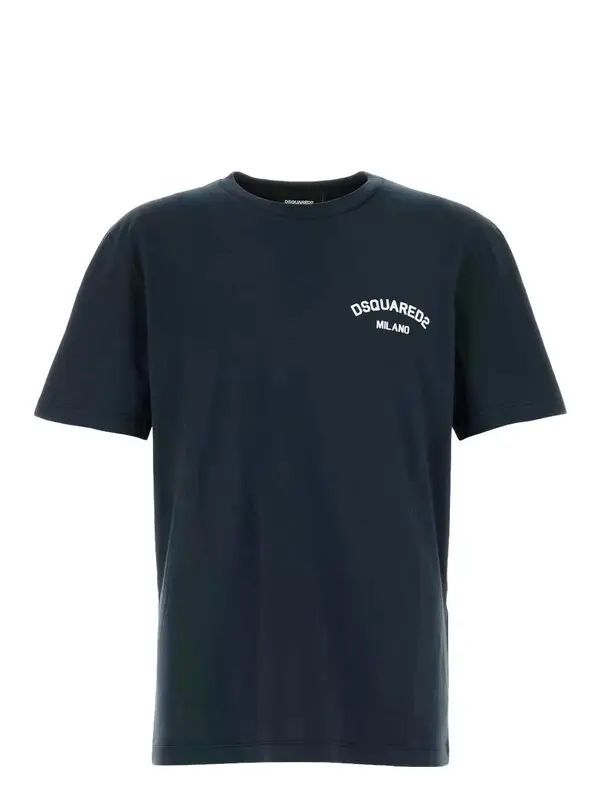 Dsquared2 Logo-print Cotton T-shirt - Blue