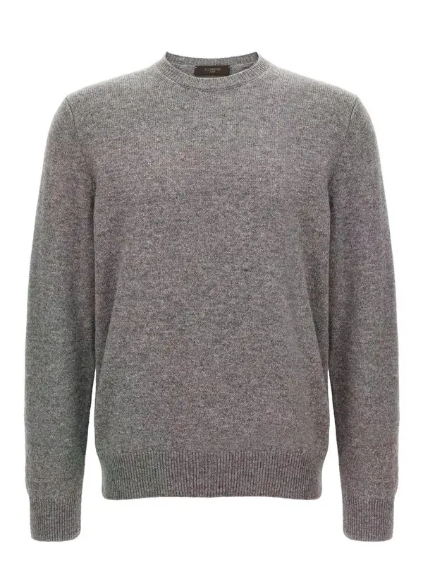 ZANONE Wool Crew Neck Sweater - Grey