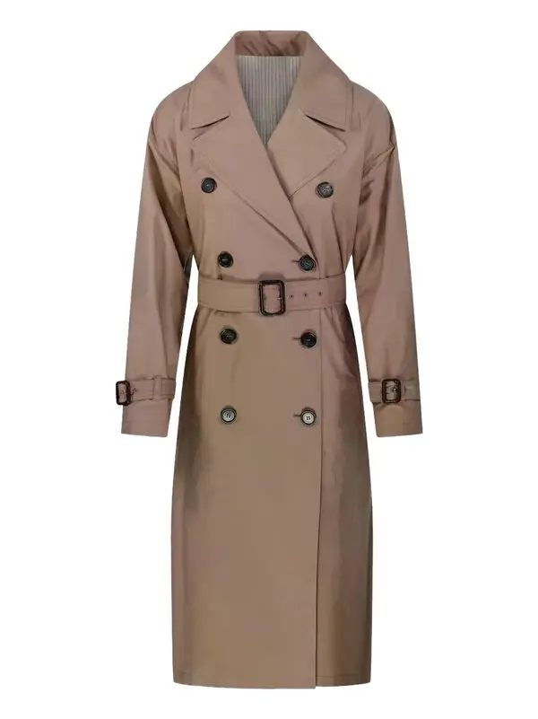 Max Mara Candida Belted Double-breasted Coat - Brown