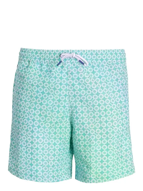 Jacob Cohen Patterned Swim Shorts - Blue