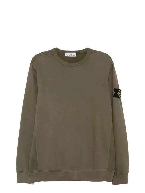 Stone Island Compass-motif Sweatshirt - Green