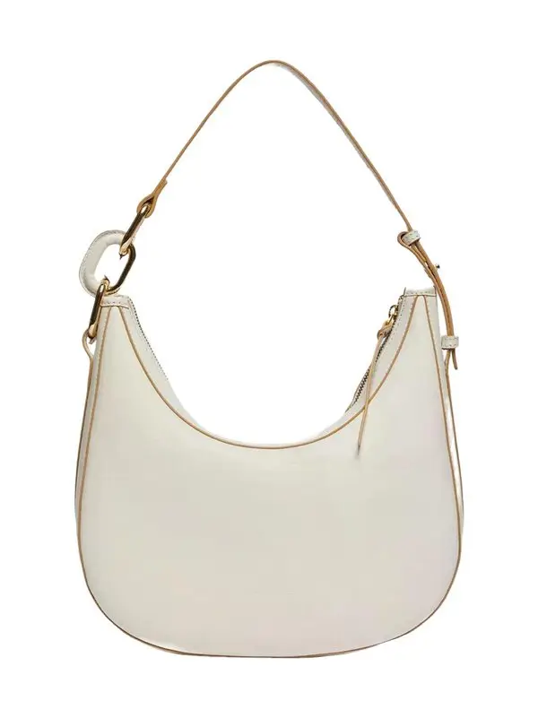 PENNYBLACK Chain-link Half-moon Shoulder Bag - Neutrals