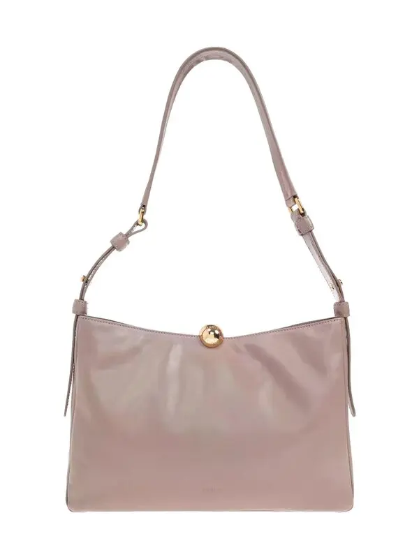 Furla Leather Shoulder Bag - Neutrals