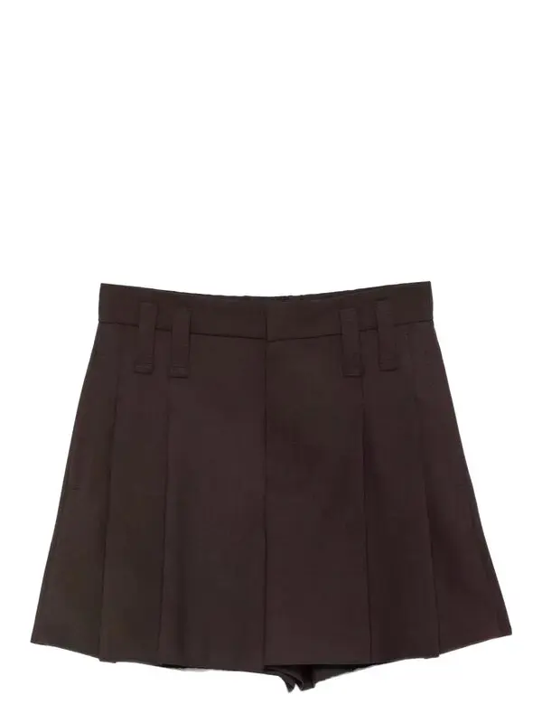Brunello Cucinelli Pleated Tailored Shorts - Brown