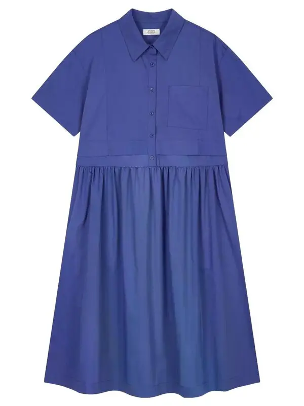 STUDIO TOMBOY Single-pocket Day Dress - Blue