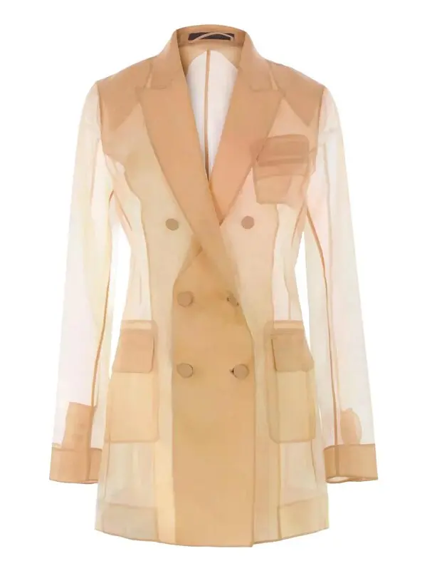 Max Mara Double-breasted Blazer - Brown