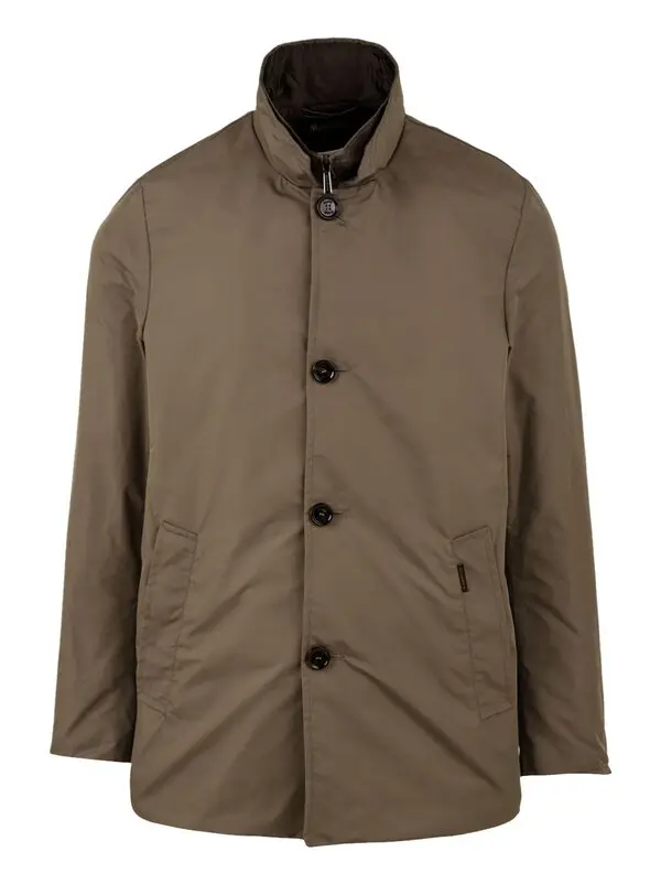 MOORER Coat - Visone/marmotta