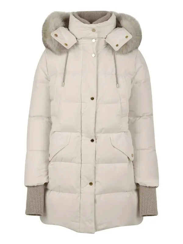 MOORER Coat - White