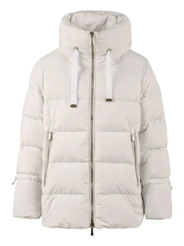 MOORER Padded Coat - White