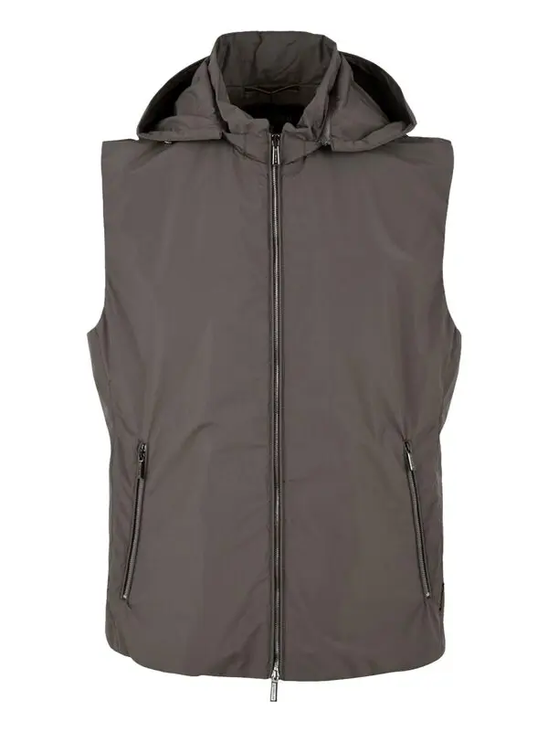 MOORER Padded Vest - Visone