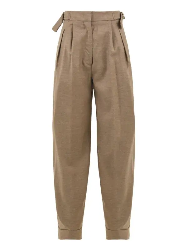 DRUMOHR Pleated Trousers - Brown