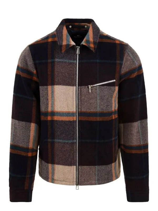 Paul Smith Plaid Jacket - Parchment