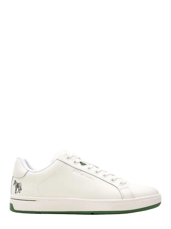 Paul Smith Lace-up Sneakers - White/green/sole