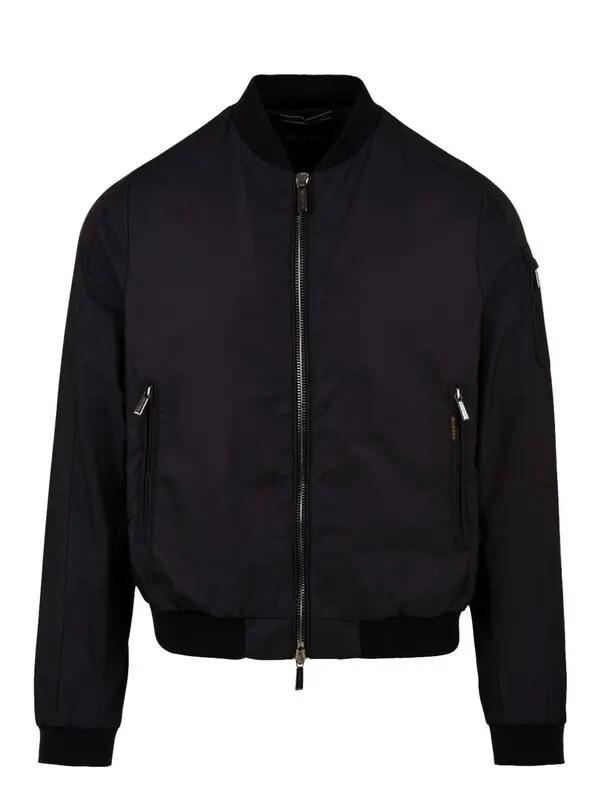 MOORER Zip-up Jacket - Blue