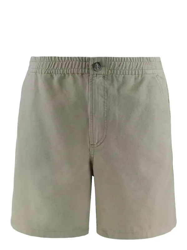 A.p.c. Cotton Bermuda Shorts - Green