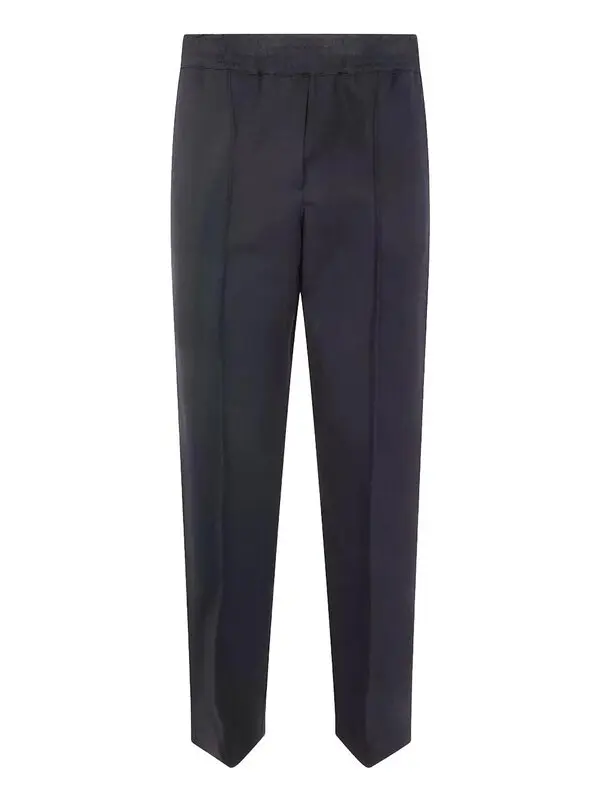 Liviana Conti Elasticated-waist Cropped Trousers - Black