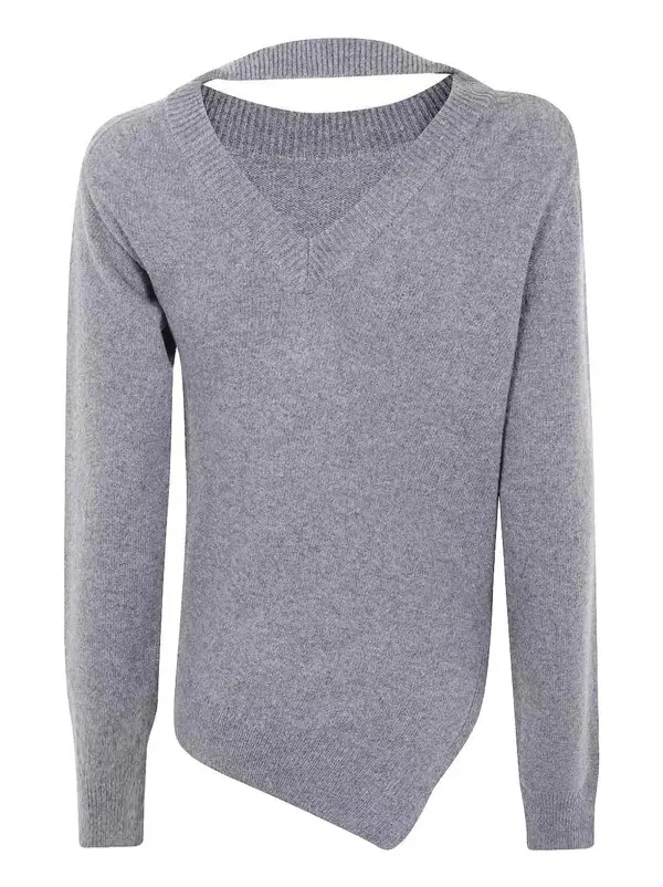 RÓHE Two-way Deconstructed Sweater - Grey
