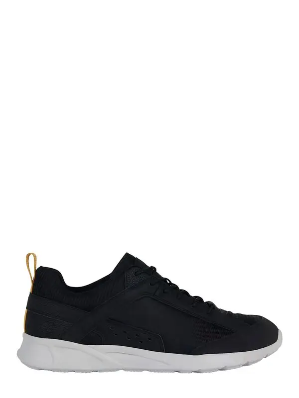 Geox Sanzio Textured Panel Trainers - Black