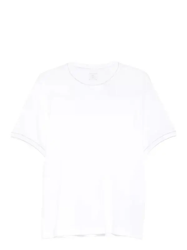 Eleventy Crew-neck Cotton T-shirt - White