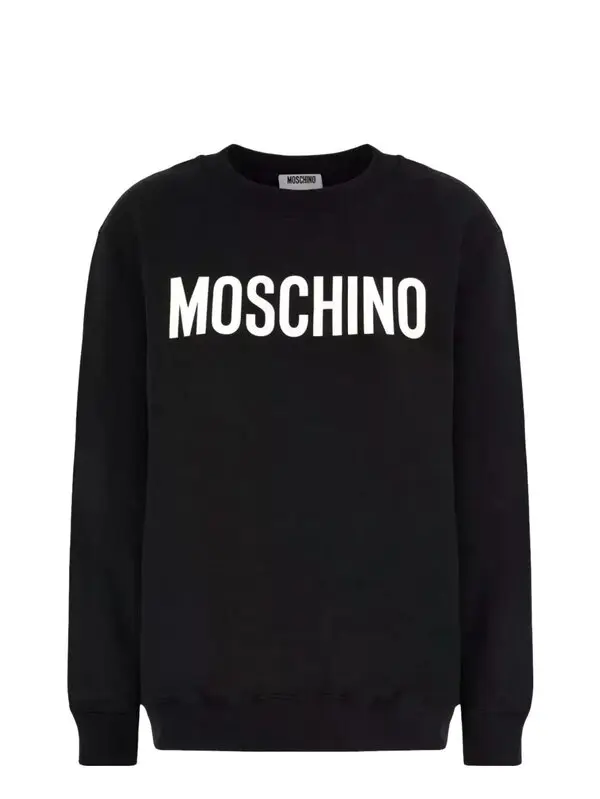Moschino Logo-print Sweatshirt - Black