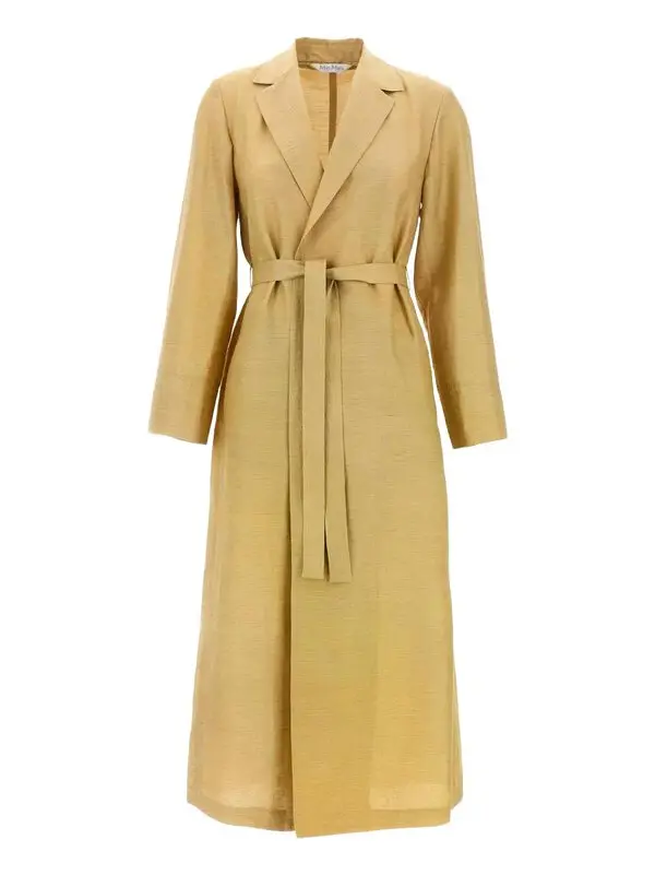Max Mara Meandro Belted Coat - Neutrals