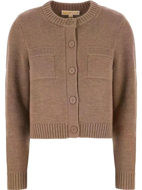 Michael Kors Wool Cardigan - Brown