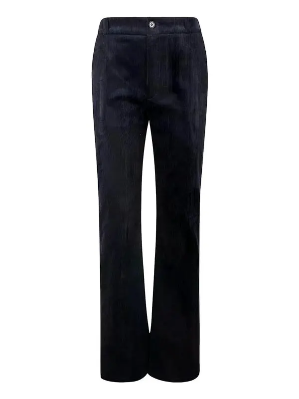 A.p.c. Corduroy Straight-leg Trousers - Blue