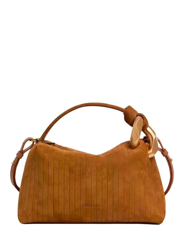 JW Anderson Jwa Corner Suede Tote - Brown