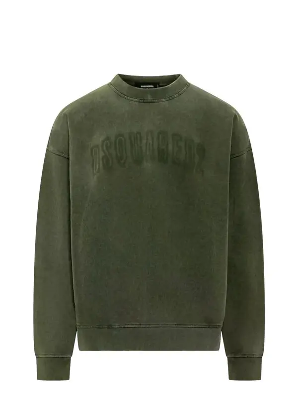 Dsquared2 Logo-embroidered Sweatshirt - Green