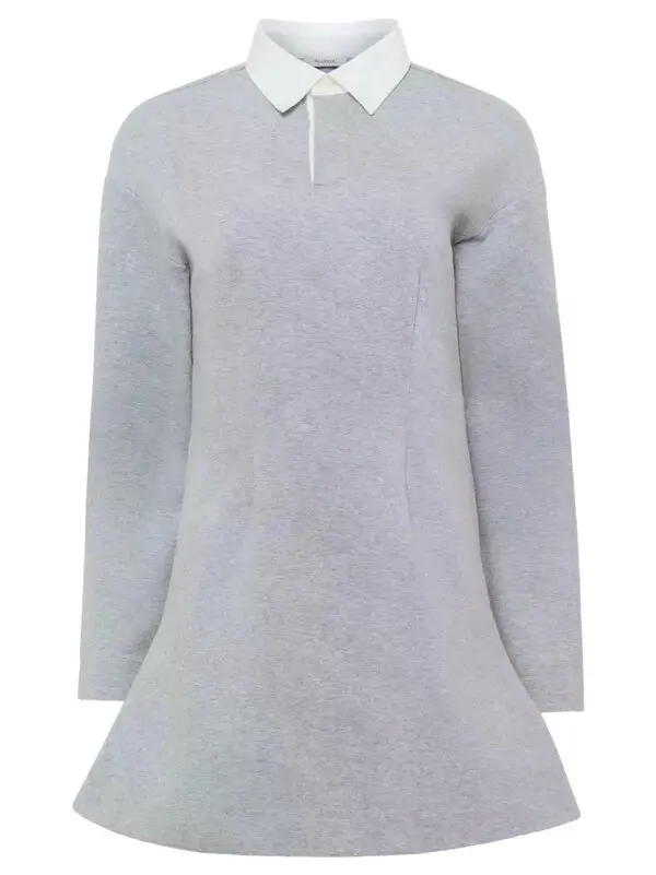 JW Anderson Long-sleeve Polo Dress - Grey