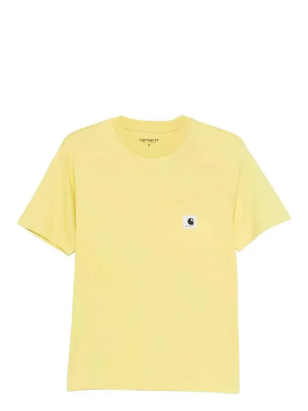 Carhartt Work In Progress Logo-patch T-shirt - Yellow