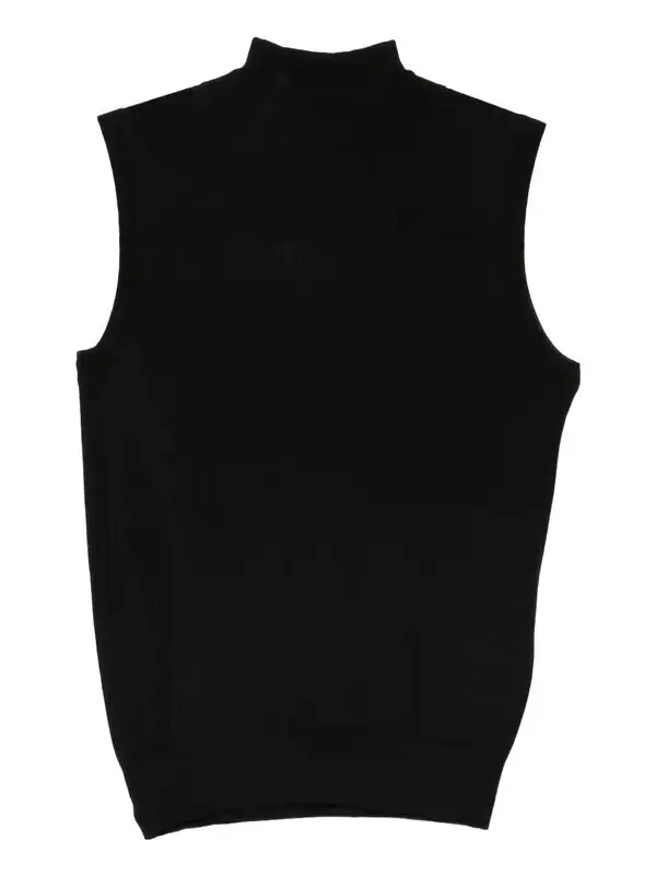Max Mara High-neck Sleeveless Top - Black